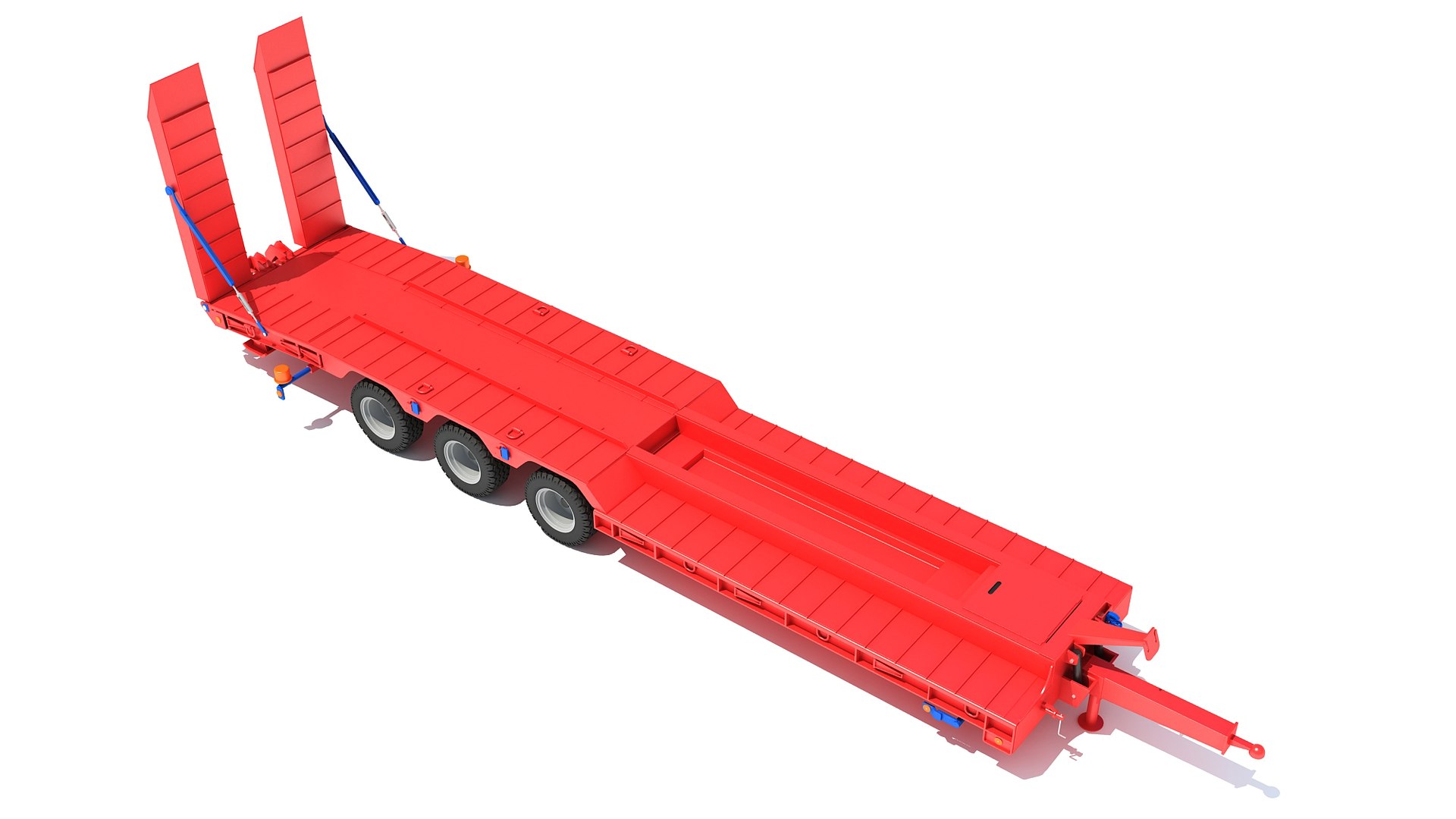 3D Platform Trailer - TurboSquid 1994040