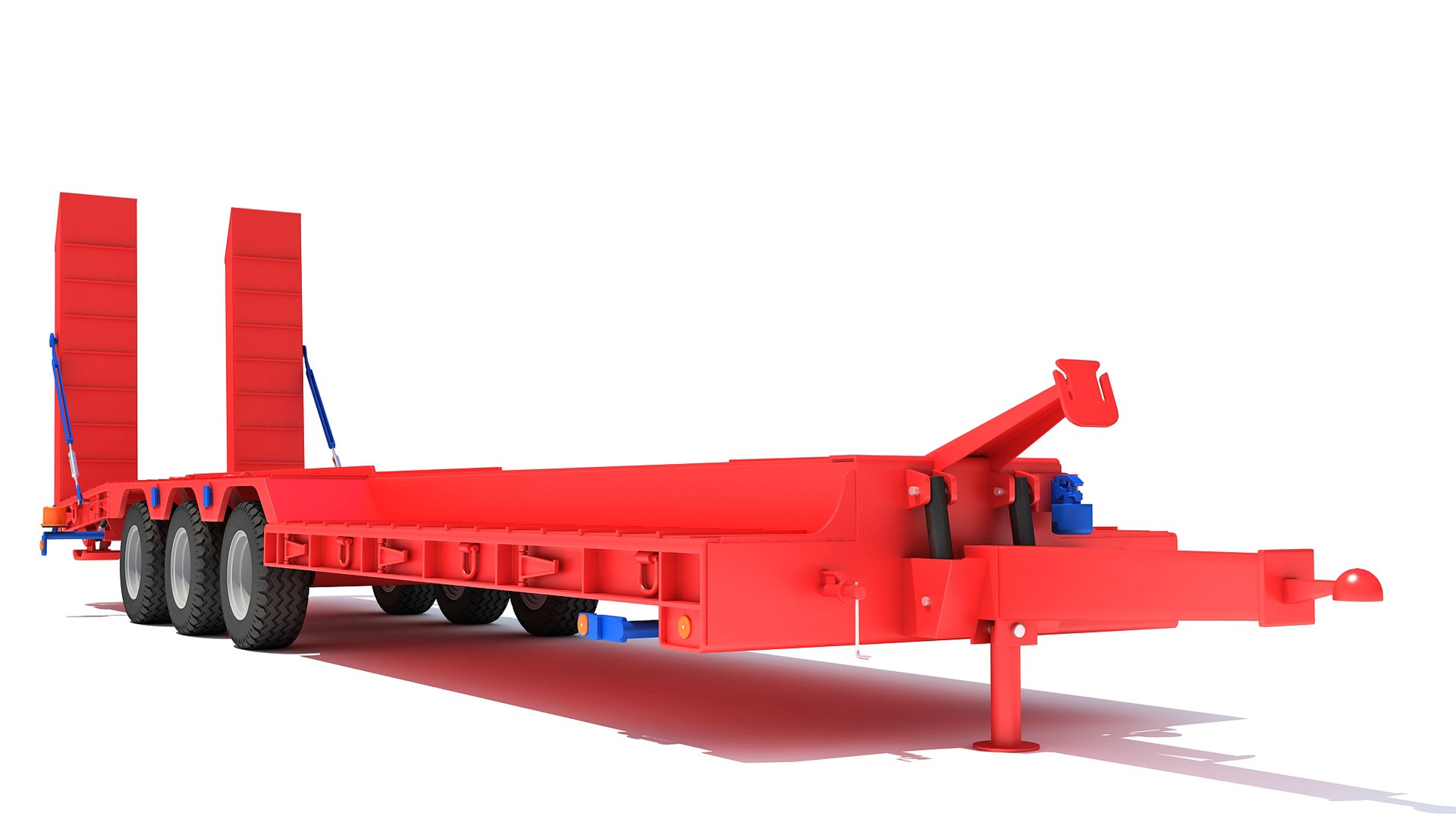 3D Platform Trailer - TurboSquid 1994040