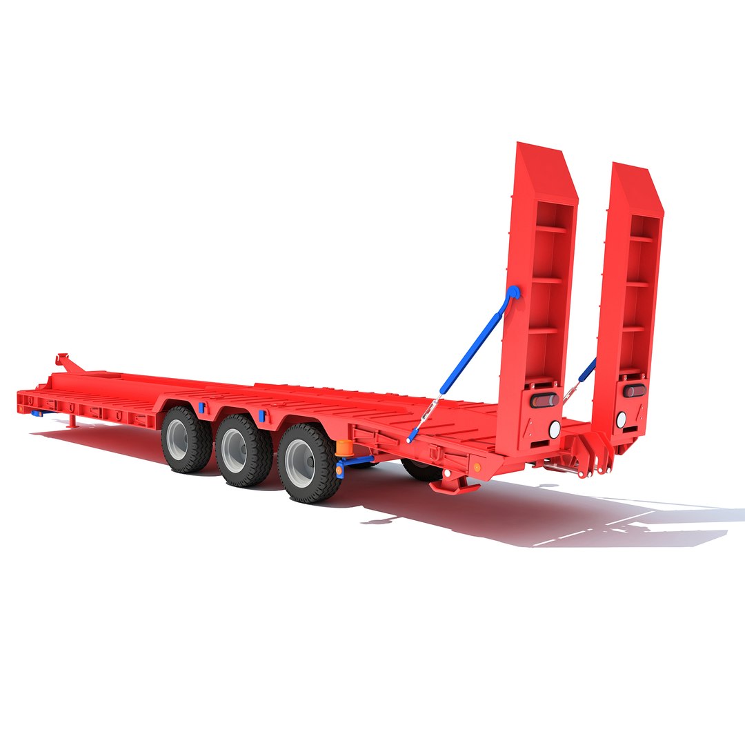 3D Platform Trailer - TurboSquid 1994040