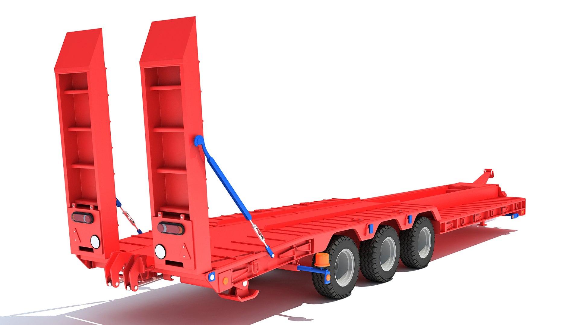 3D Platform Trailer - TurboSquid 1994040