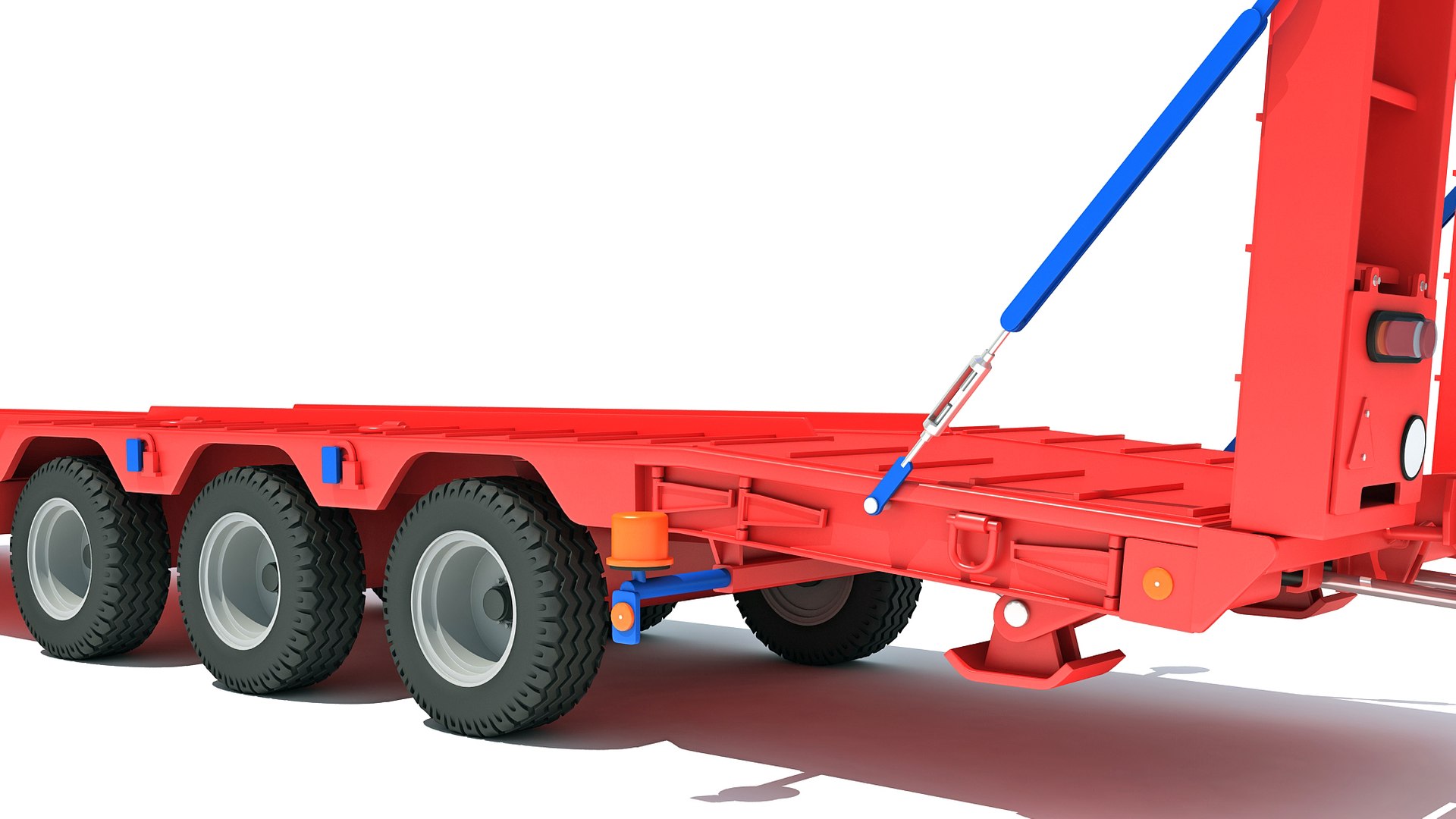 3D Platform Trailer - TurboSquid 1994040