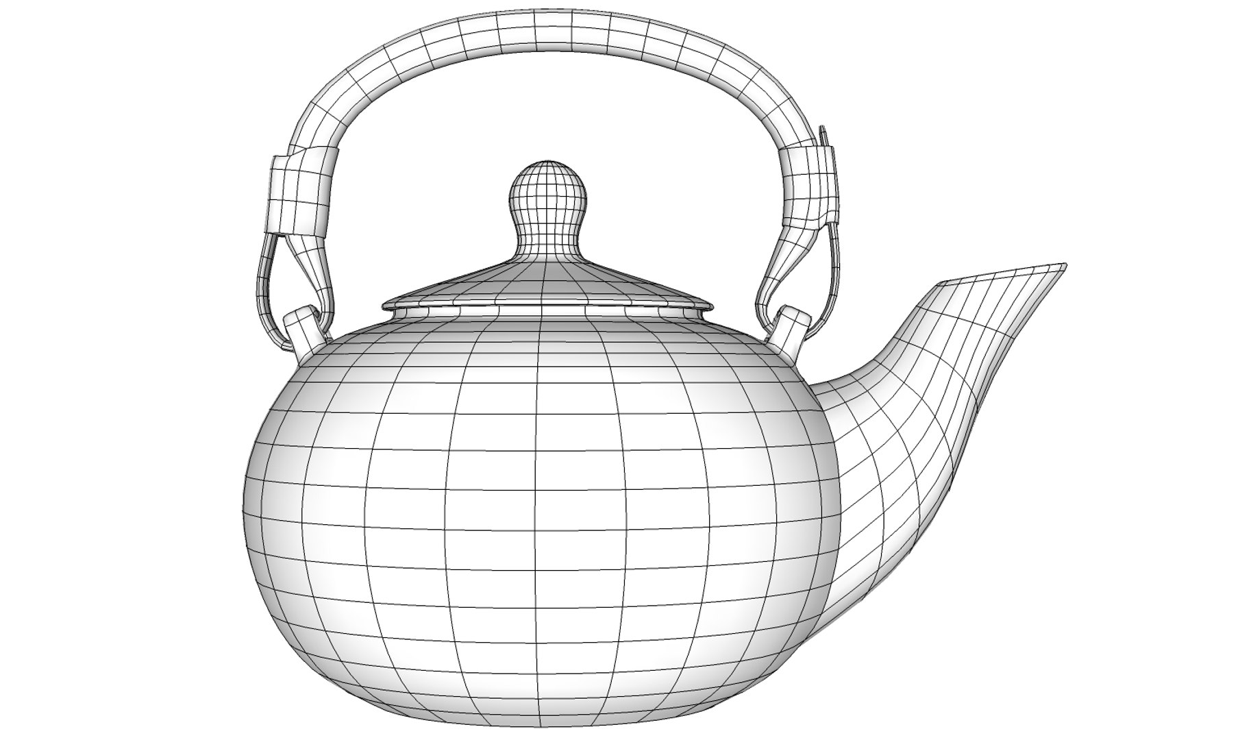 3D Model Pot Tea Teapot - TurboSquid 1356427