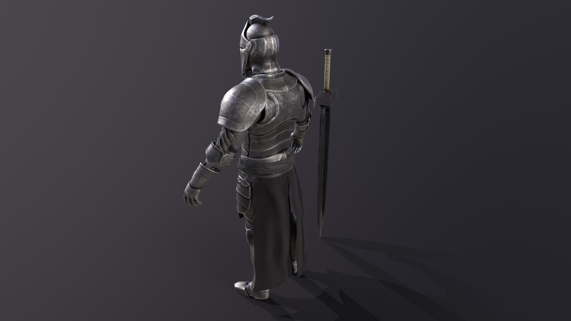 Knight 3d Character Low Poly Low-poly 3D Model Low-poly 3D Model 3D ...
