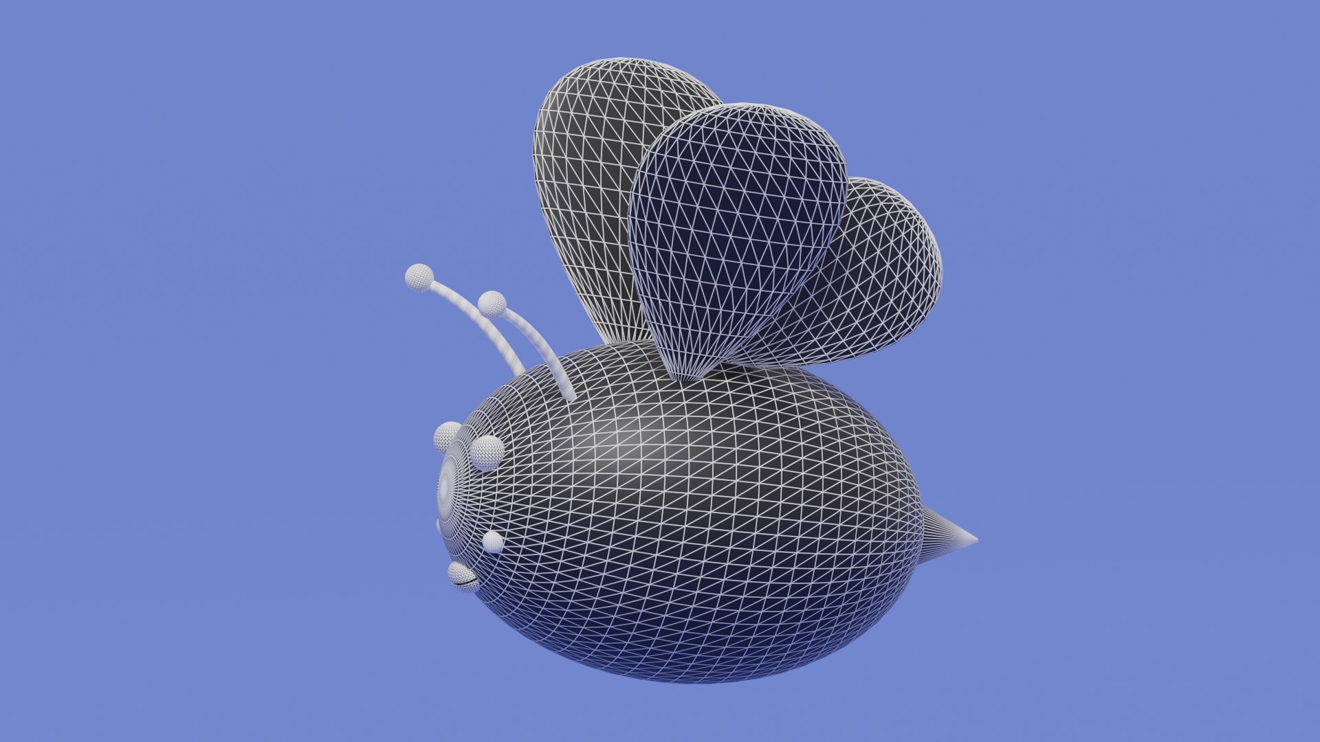 Cute Cartoon Bee 3D Model - TurboSquid 1808394