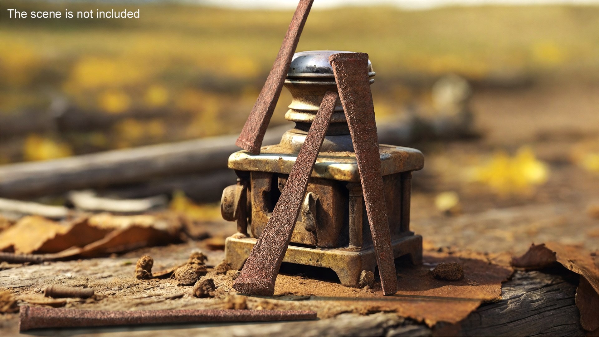 Rusty Old Nail 3D - TurboSquid 2213207