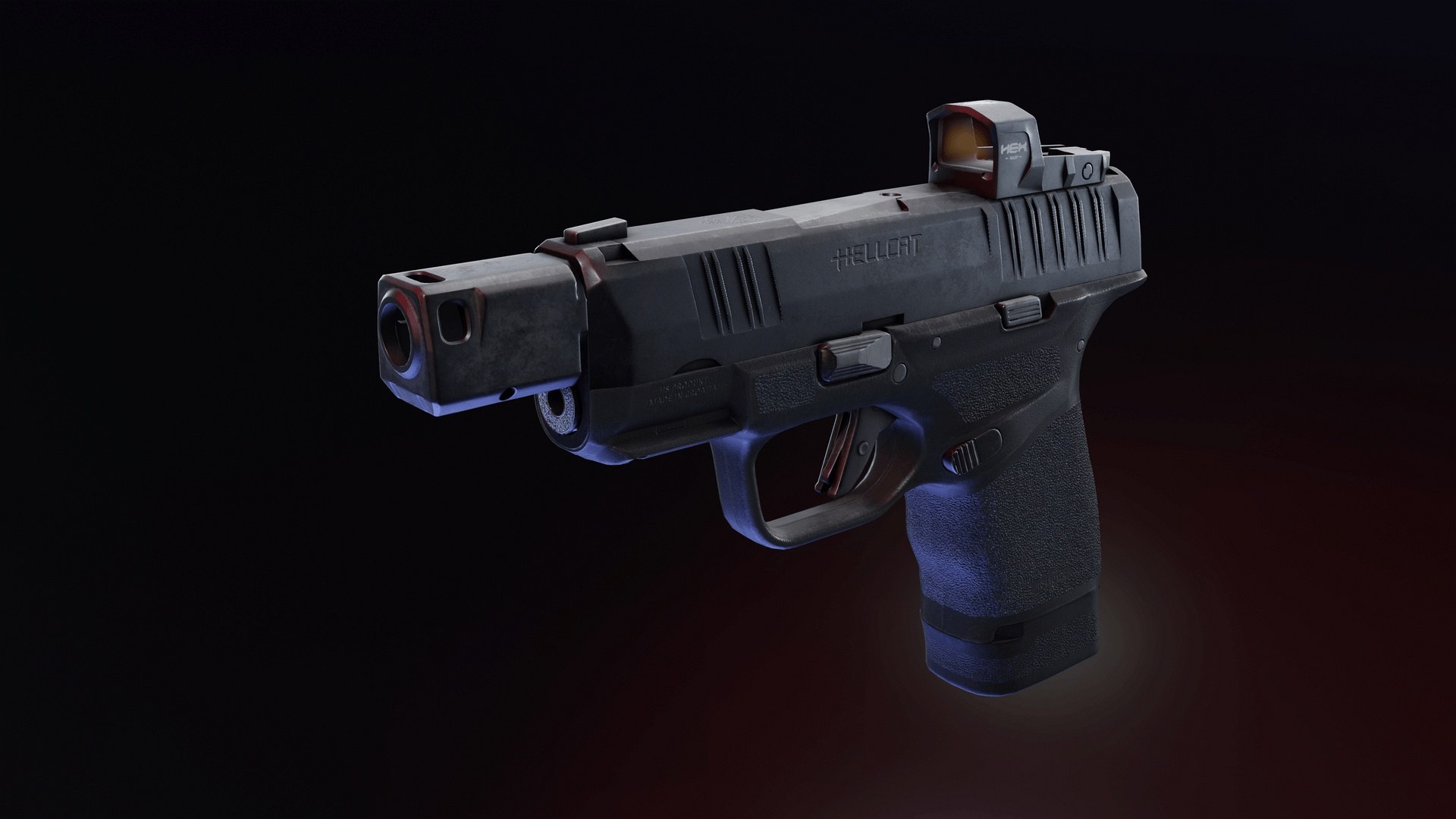 3D Springfield Hellcat RDP - TurboSquid 1845776