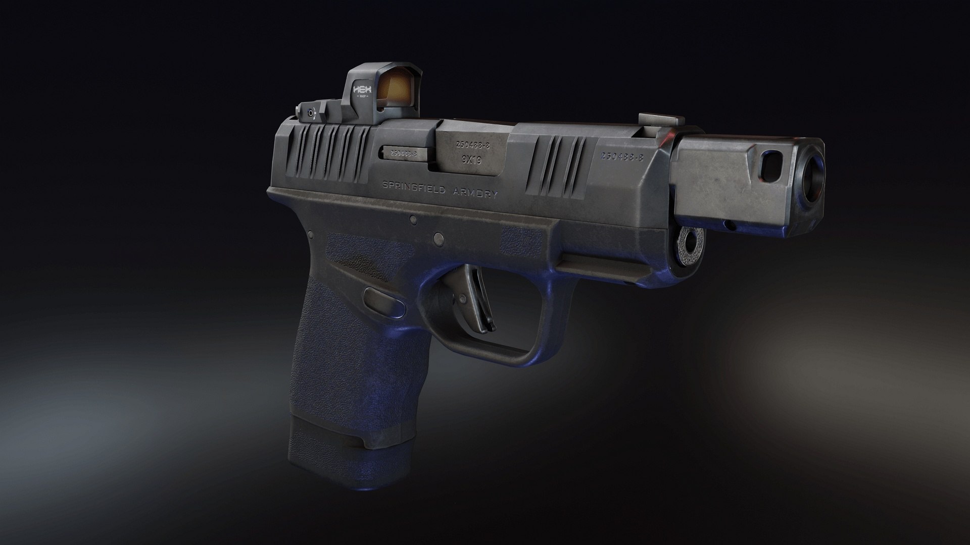 3D Springfield Hellcat RDP - TurboSquid 1845776