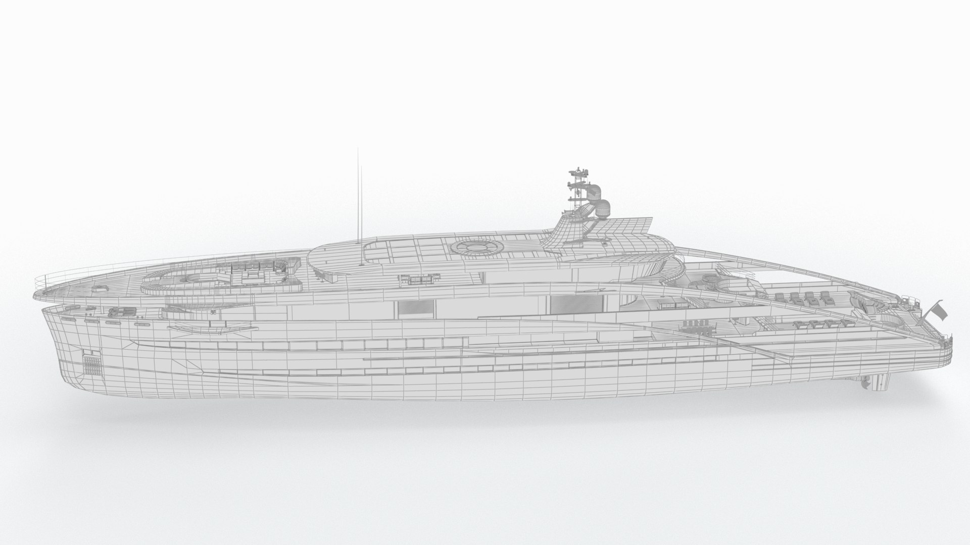 3D Model Uma Superyacht Dynamic Simulation - TurboSquid 2225200