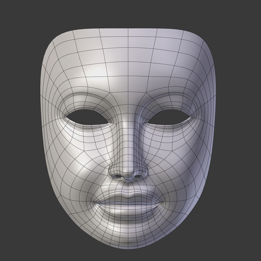 Neutral Mask 3D - TurboSquid 1452498