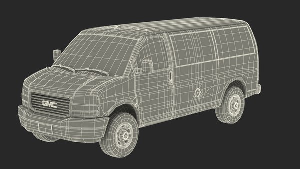 GMC Savana Van Grey 简约内饰3D模型 - TurboSquid 1912477