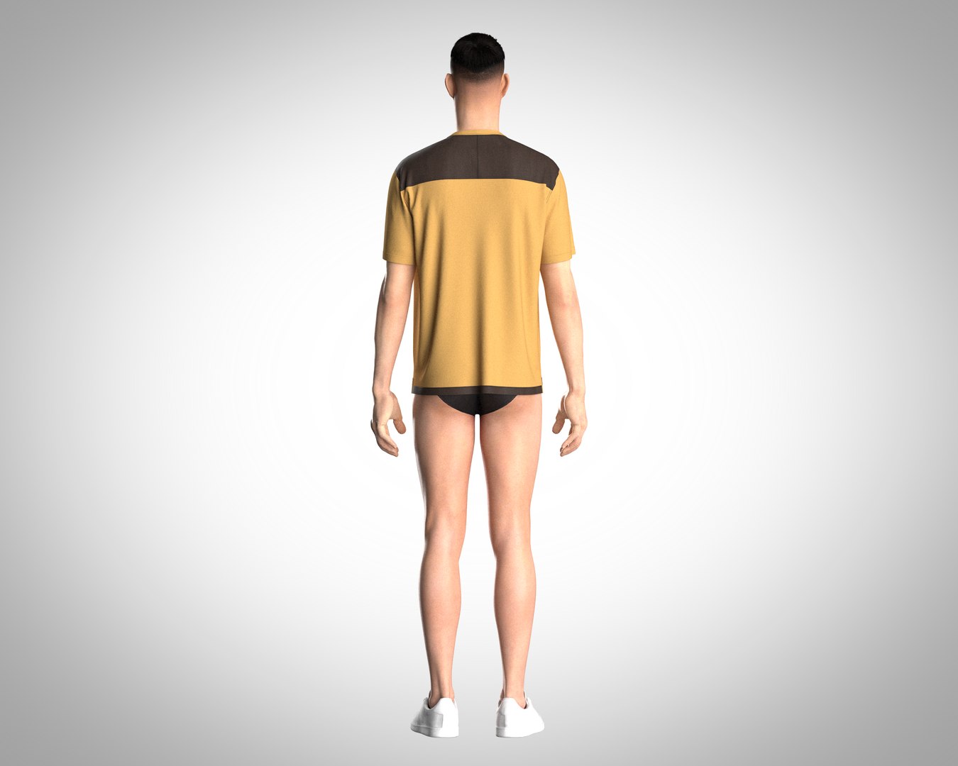 3D Mens Cut N Sew T-shirts With Lettering Graphics - TurboSquid 2287325