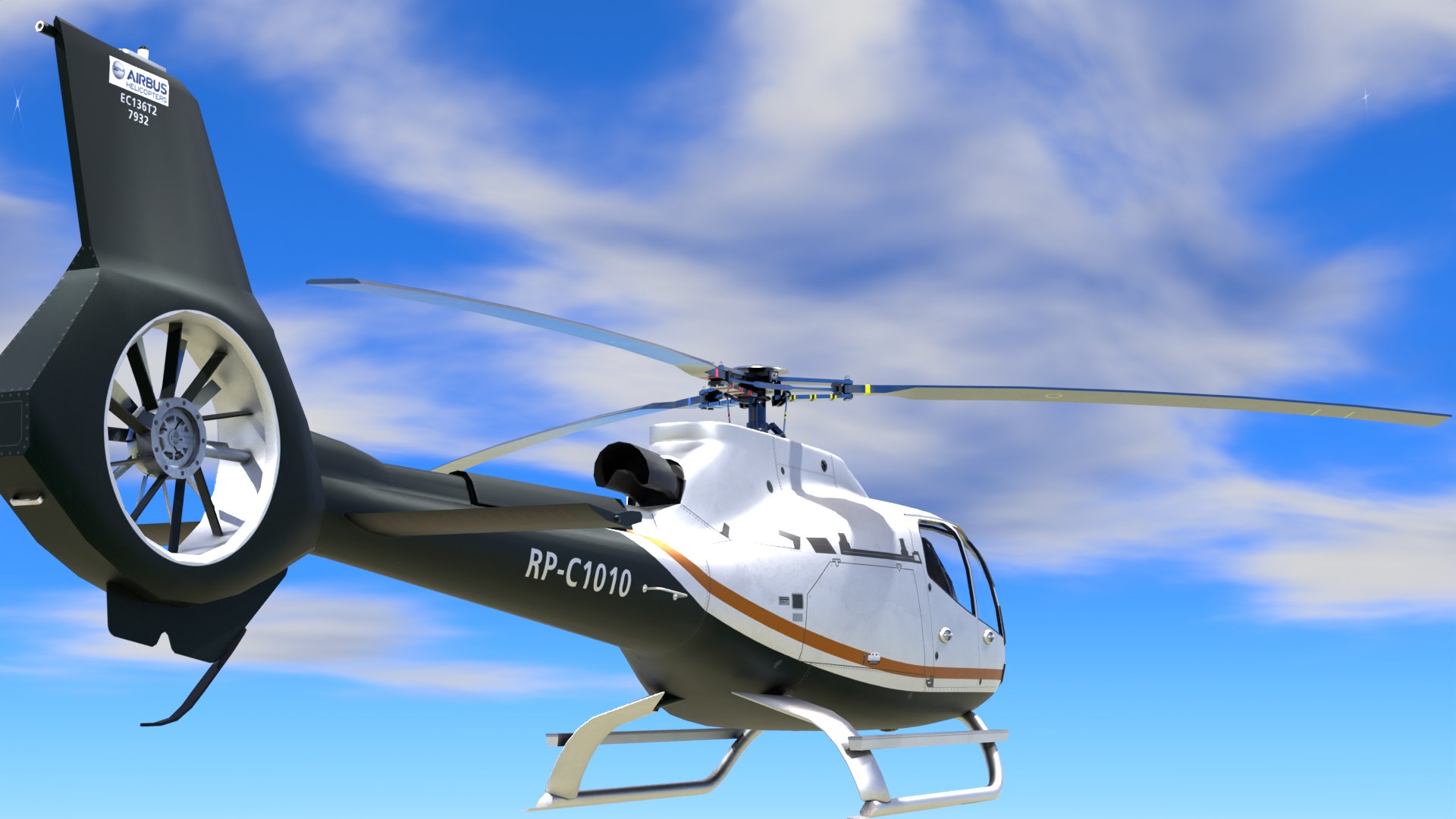 3D Model Airbus H130 Helicopter - TurboSquid 2283687