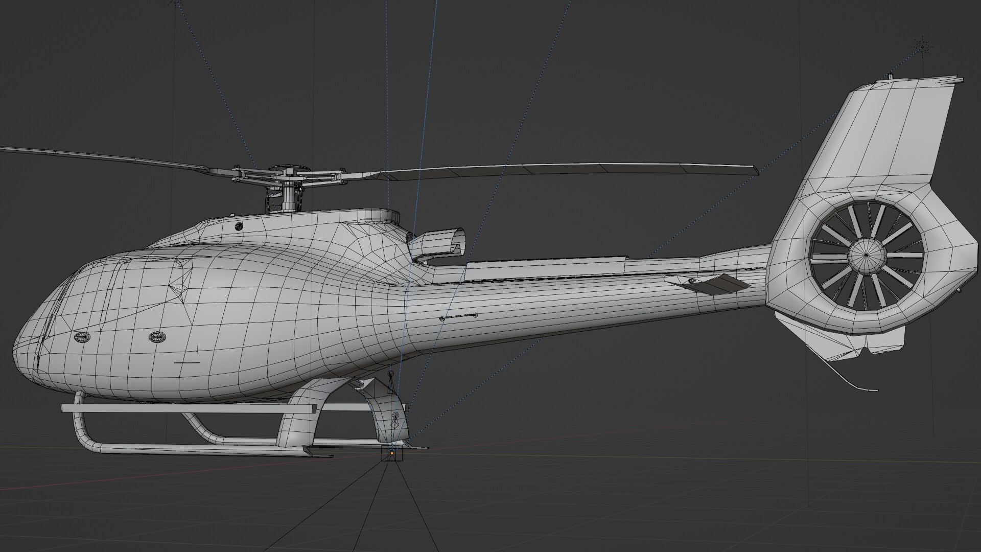 3D Model Airbus H130 Helicopter - TurboSquid 2283687