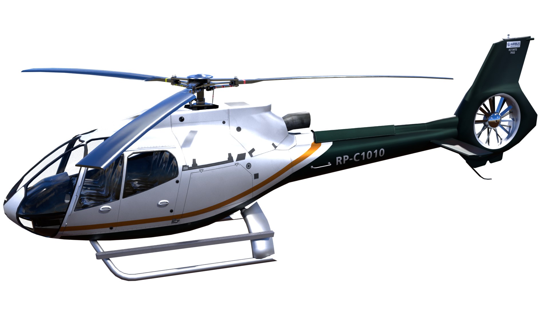 3D Model Airbus H130 Helicopter - TurboSquid 2283687