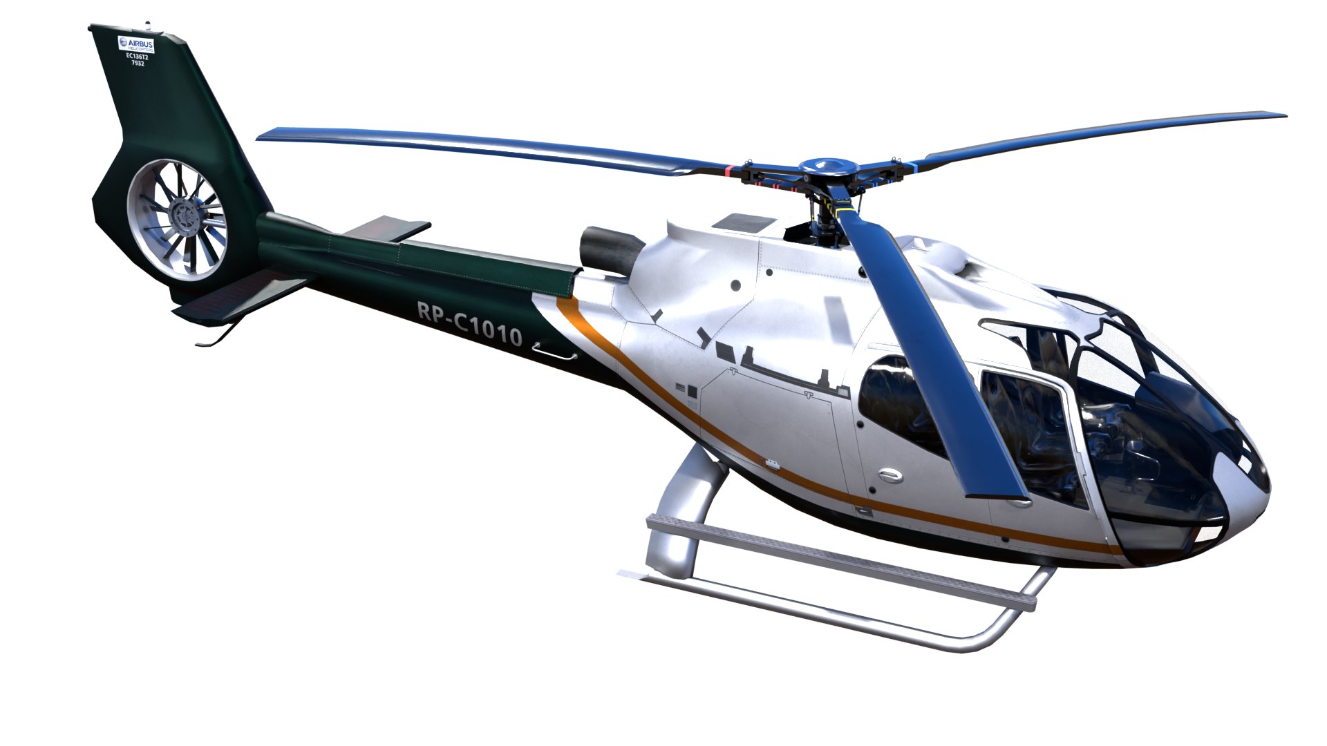 3D Model Airbus H130 Helicopter - TurboSquid 2283687
