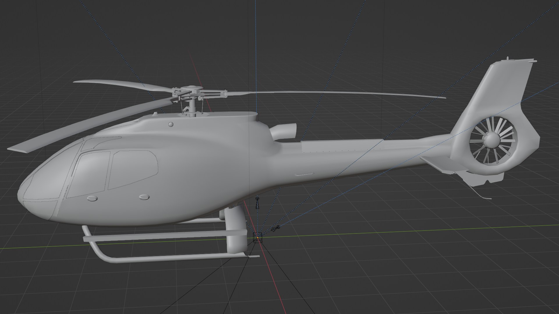 3D Model Airbus H130 Helicopter - TurboSquid 2283687