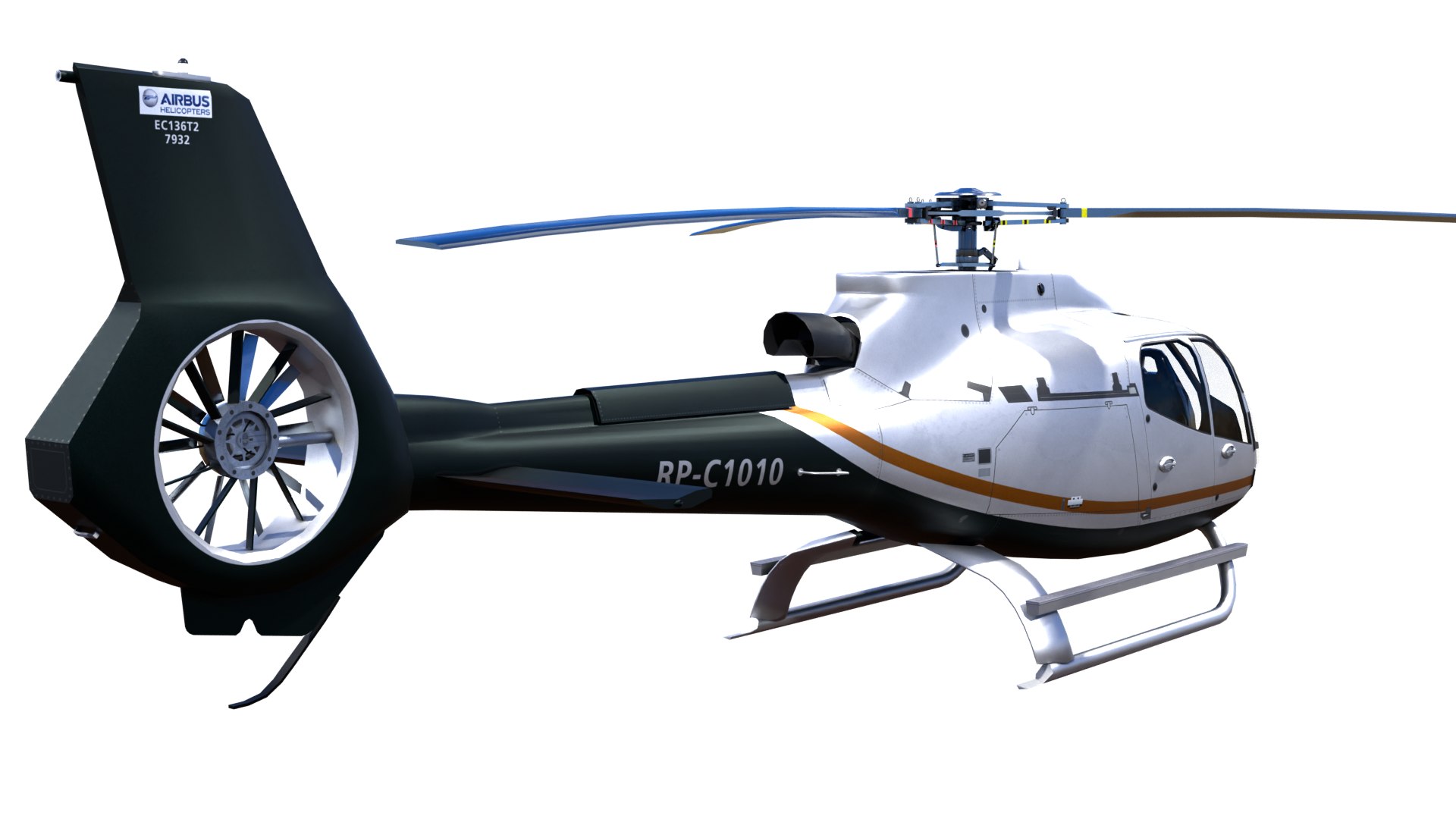 3D Model Airbus H130 Helicopter - TurboSquid 2283687