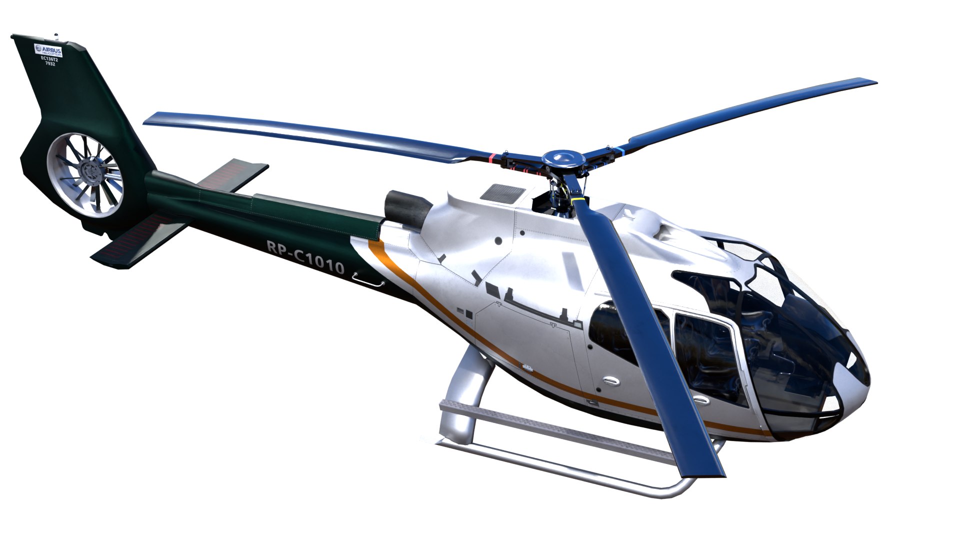 3D Model Airbus H130 Helicopter - TurboSquid 2283687