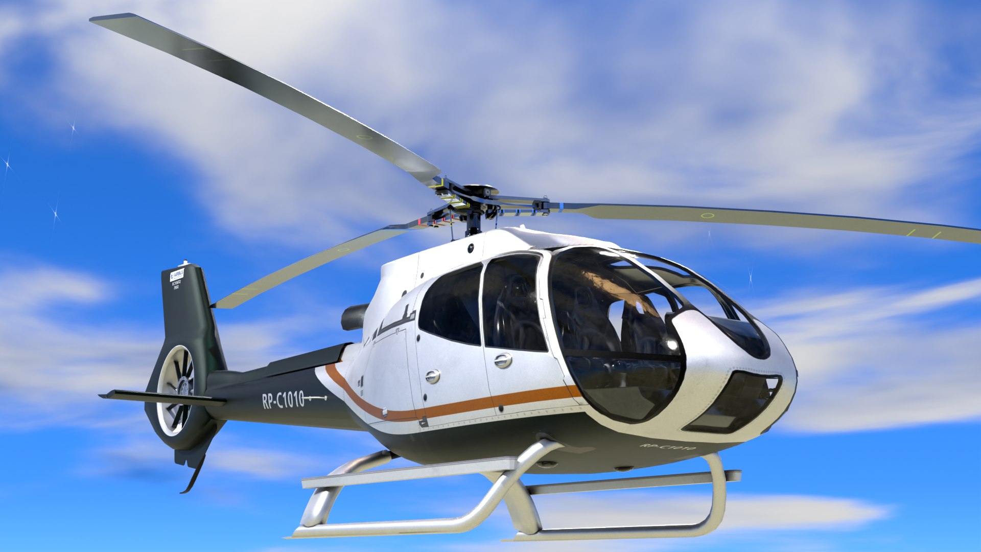 3D Model Airbus H130 Helicopter - TurboSquid 2283687