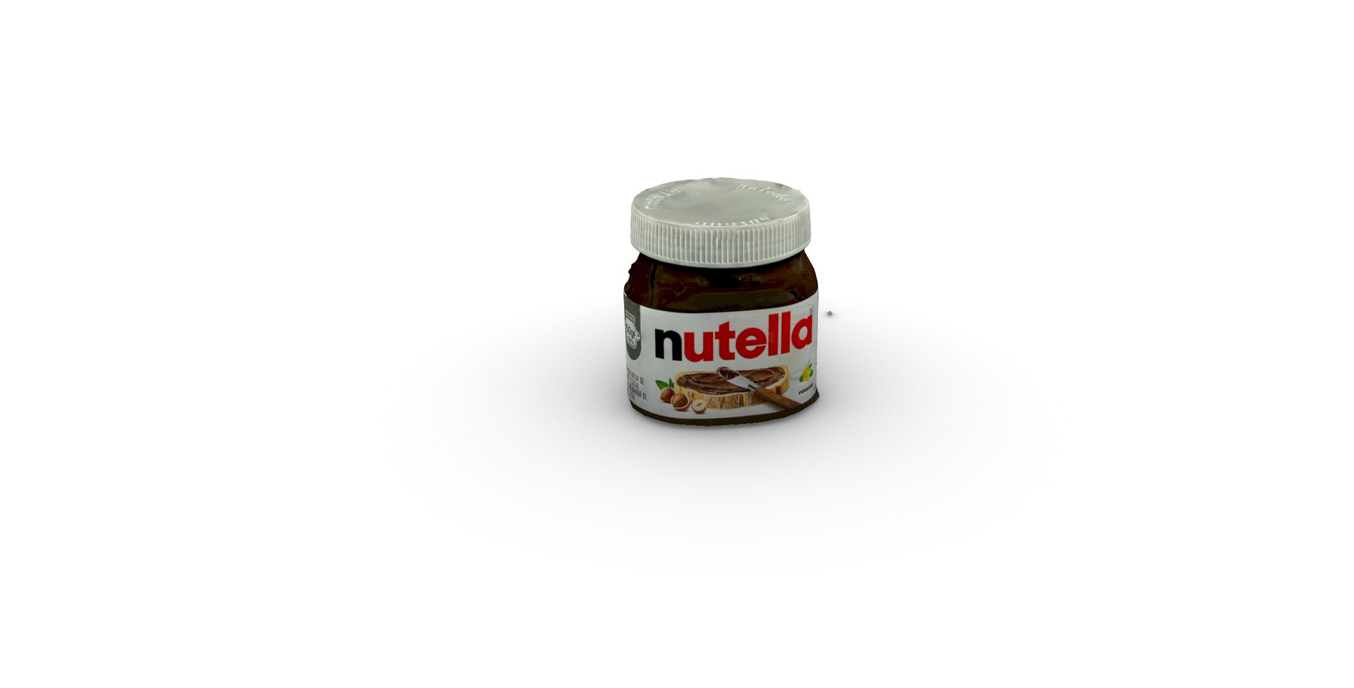 3D Nutella Jar 3D Model - TurboSquid 2343517