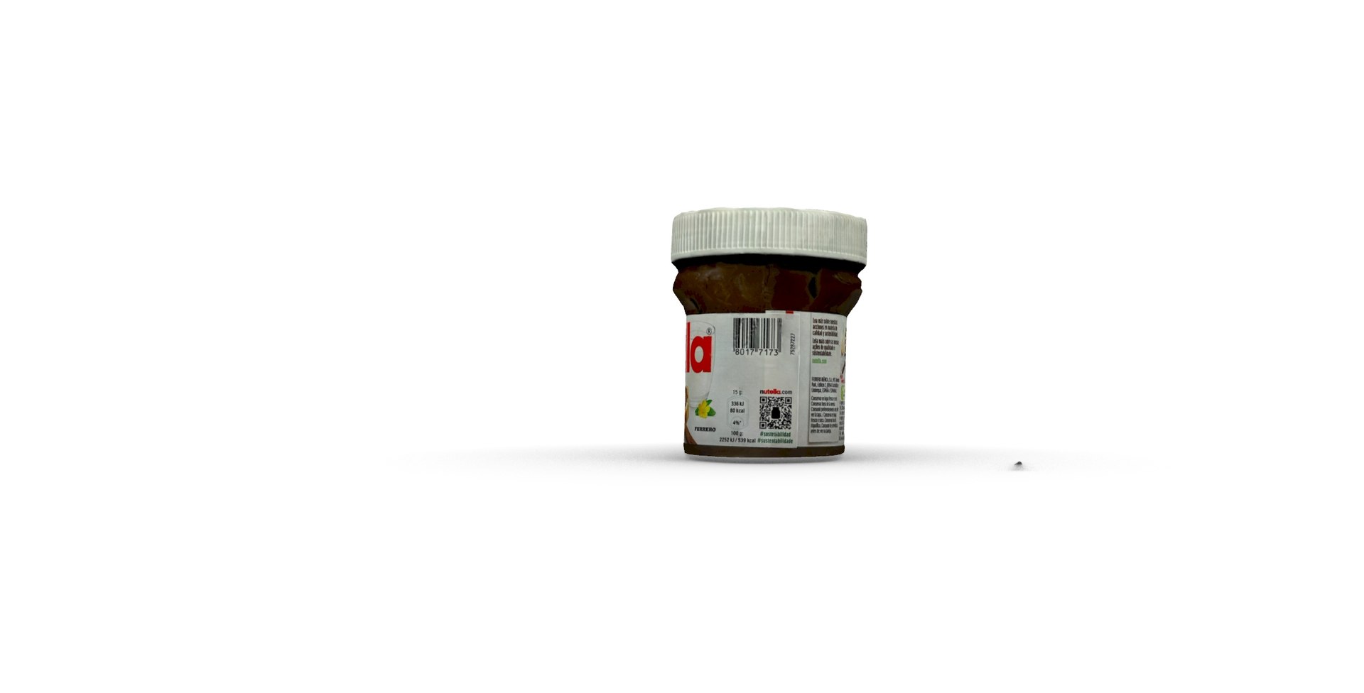 3D Nutella Jar 3D Model - TurboSquid 2343517