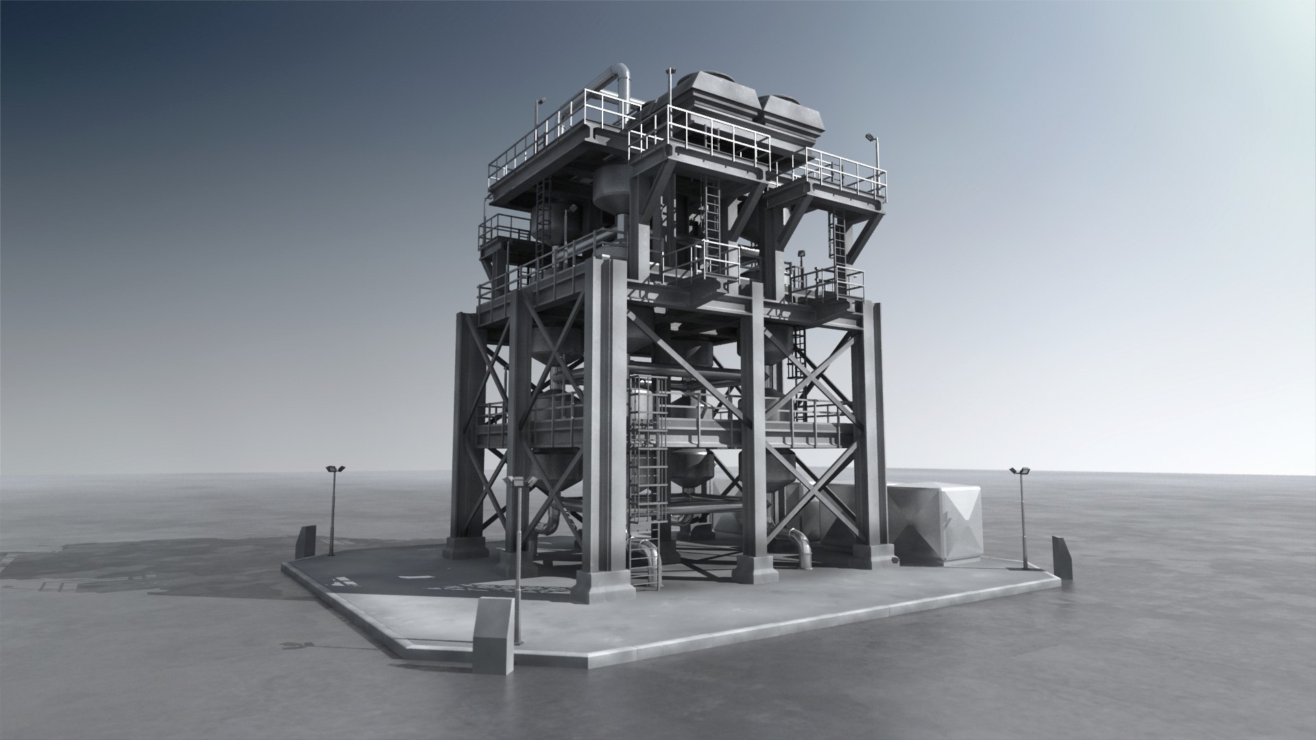 Metal Refinery Part 08 3D - TurboSquid 2049740