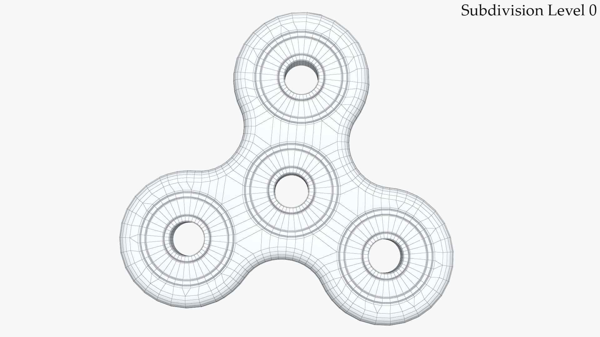 Fidget Spinner 3D Model - TurboSquid 1169205