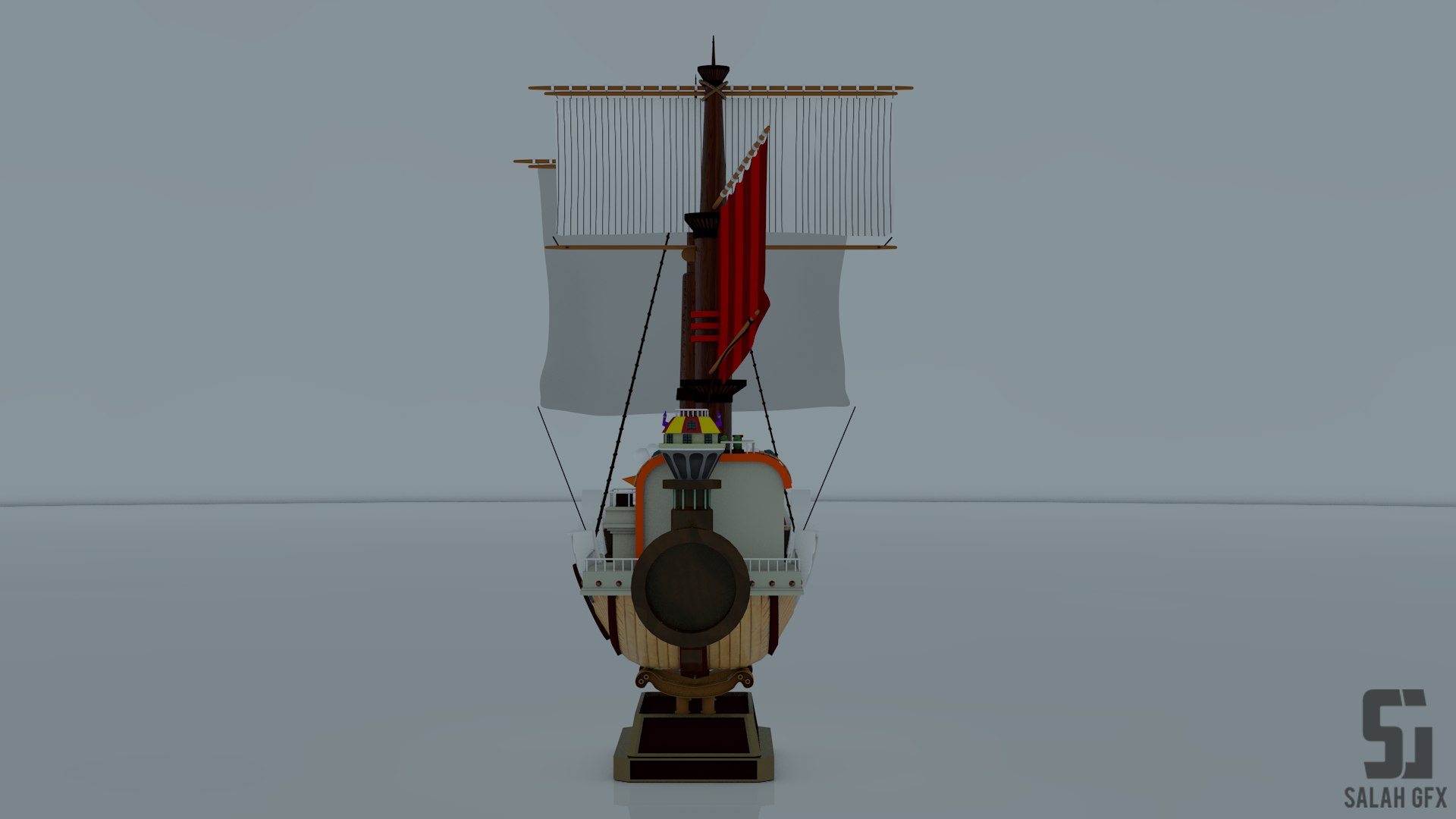 3d Model Modeled Thousand Sunny
