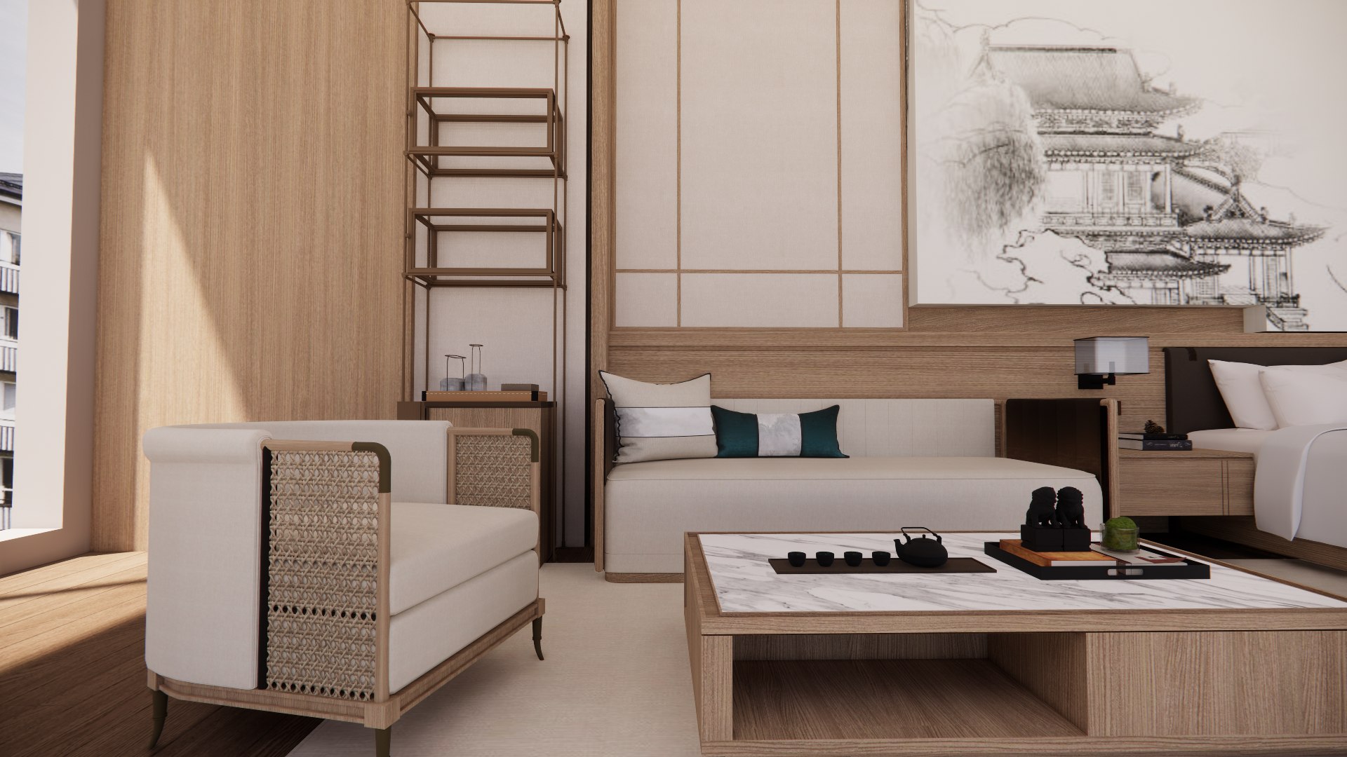 3D Hotel Room-A5 - TurboSquid 2104567