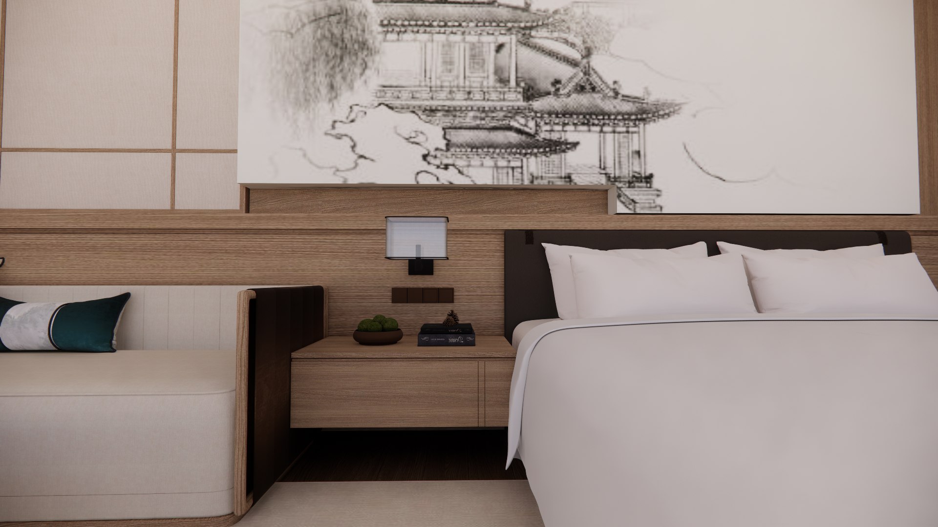 3D Hotel Room-A5 - TurboSquid 2104567