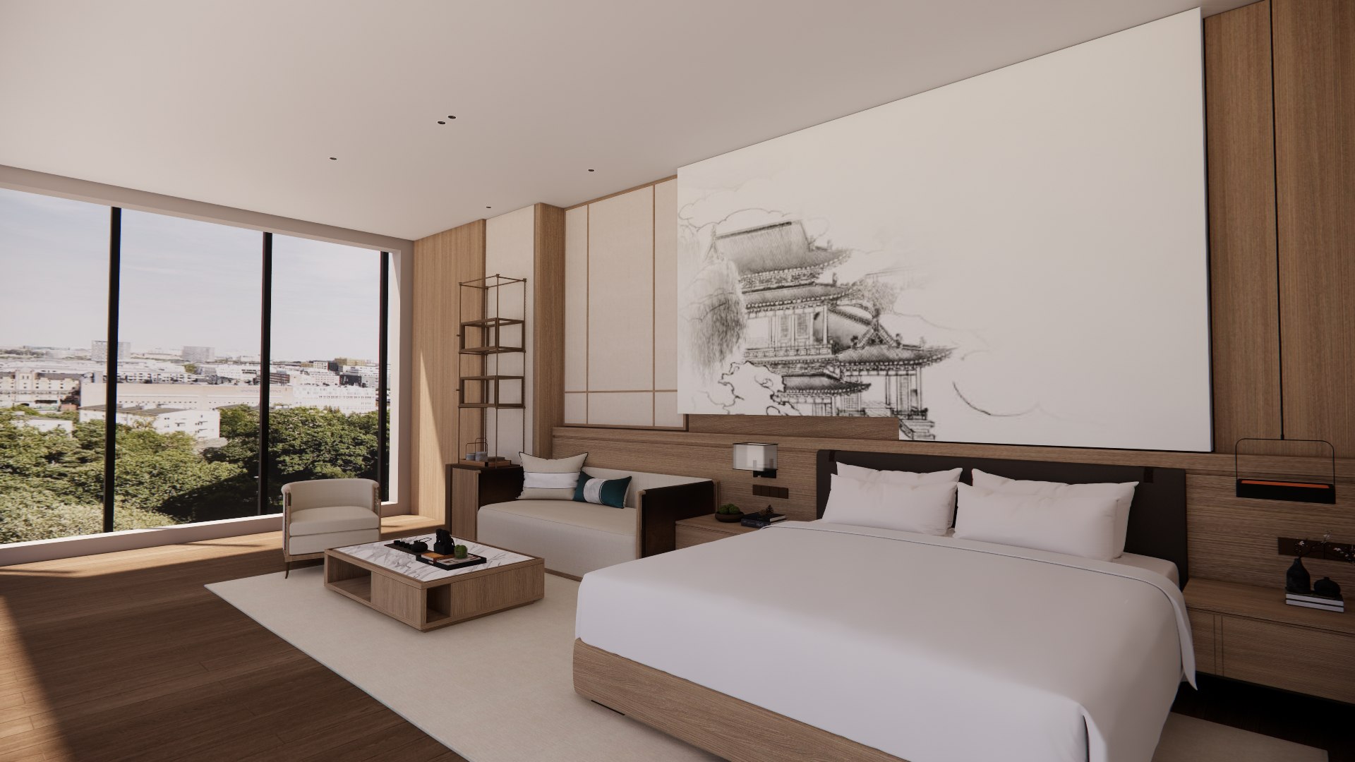 3D Hotel Room-A5 - TurboSquid 2104567