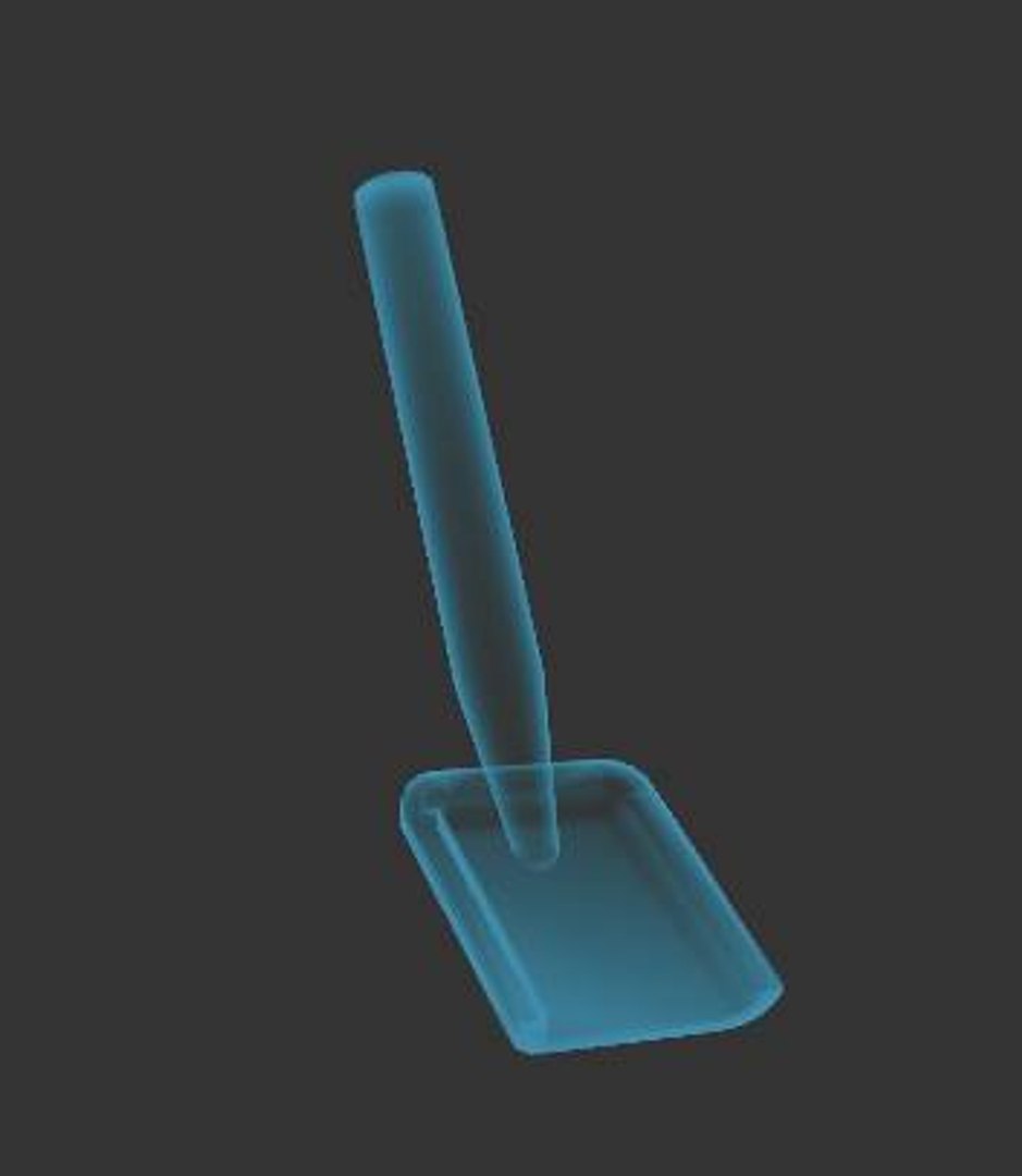 Lego Spade Shovel 3d C4d