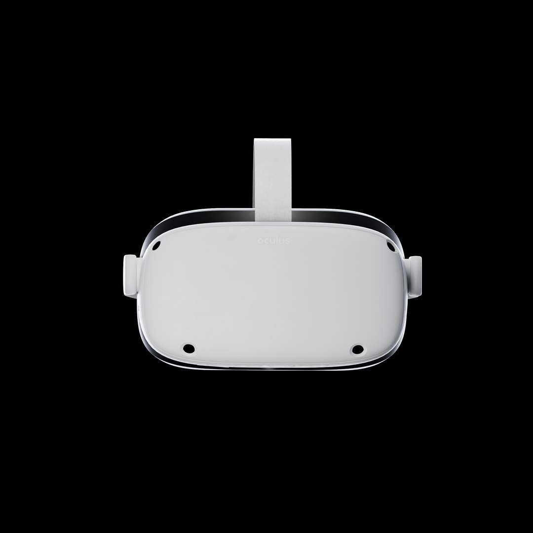 3D Oculus Quest 2 Headset VR 3D Model Custom Textures Low-poly ...