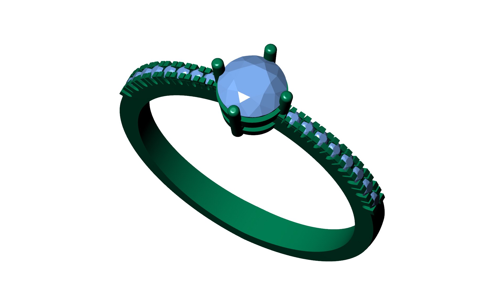 3D Ring jewellery model - TurboSquid 2045572