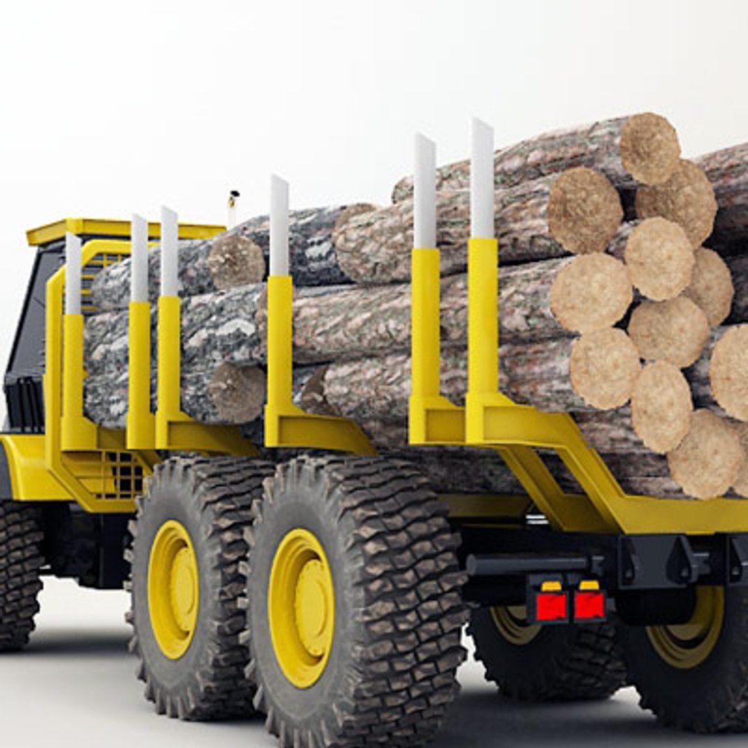 articulated timber transporter 3d 3ds
