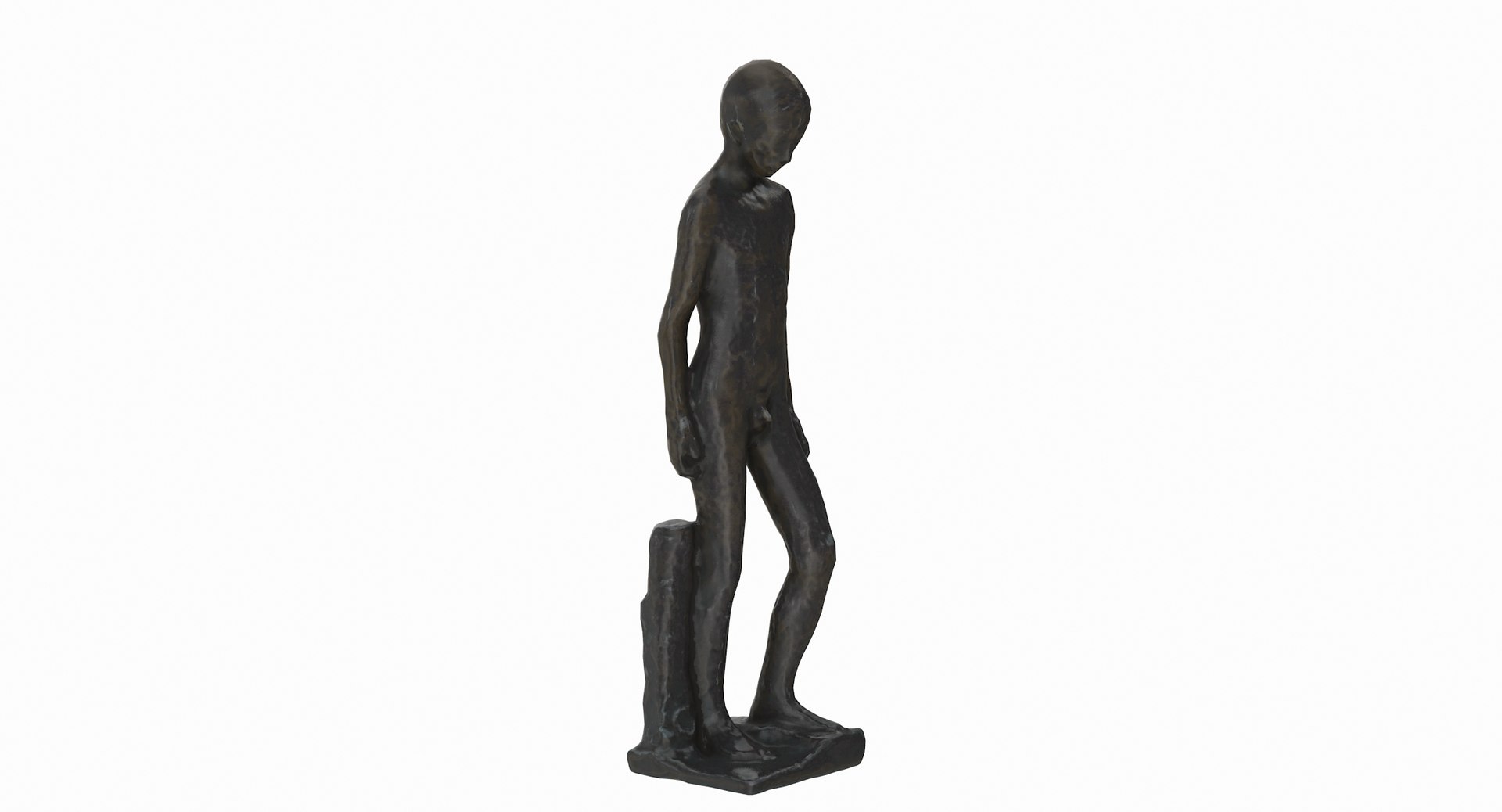 Bronze Boy Figure 3D - TurboSquid 1505344