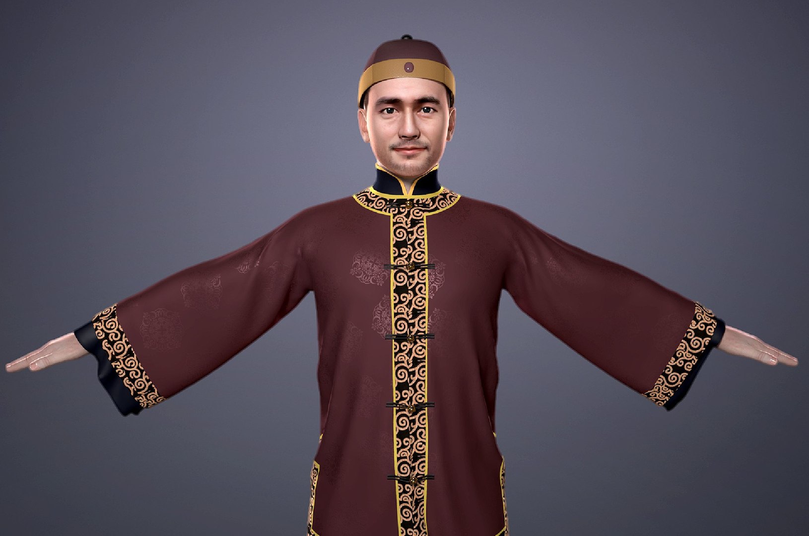 Prince Of Qing Dynasty In Ancient China Model - TurboSquid 2203045