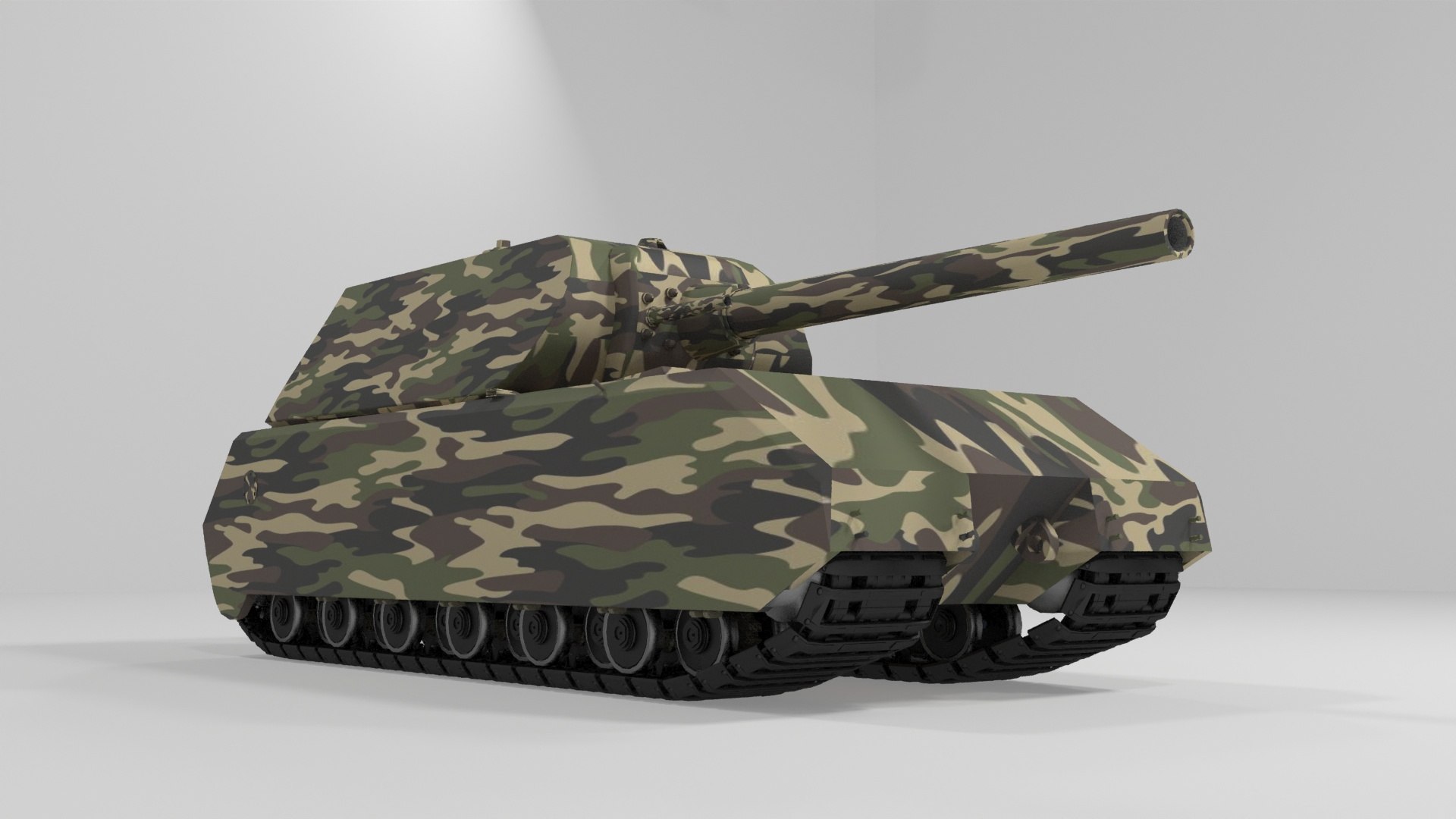 3D Tank Maus Panzerkampfwagen VIII Model - TurboSquid 2015397