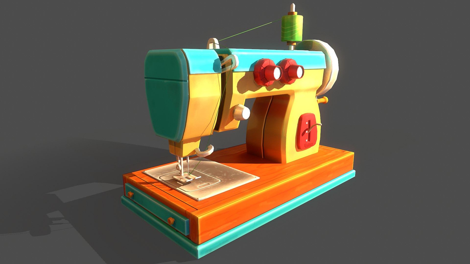 Sewing Machine 3D model - TurboSquid 1788702