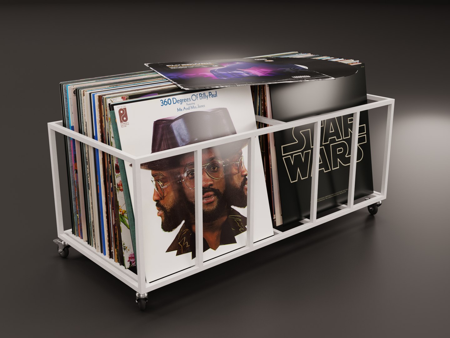 3D Vinyl Storage No-30 With 5 Color Variations Model - TurboSquid 1869246