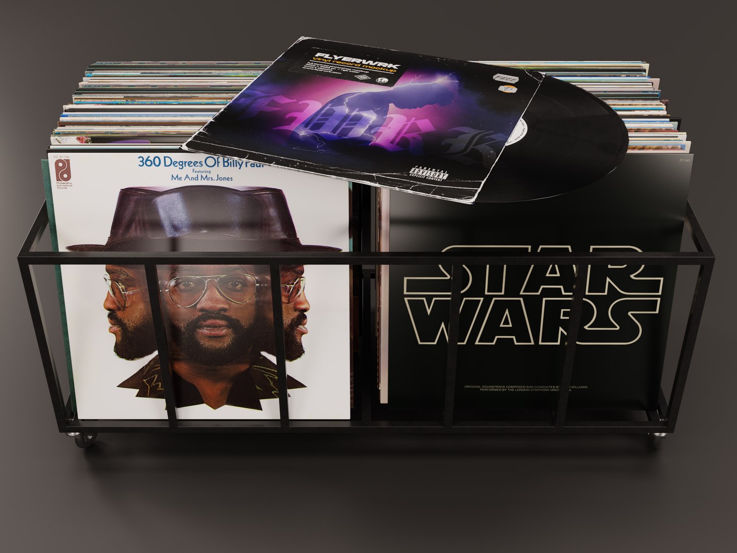 3D Vinyl Storage No-30 With 5 Color Variations Model - TurboSquid 1869246