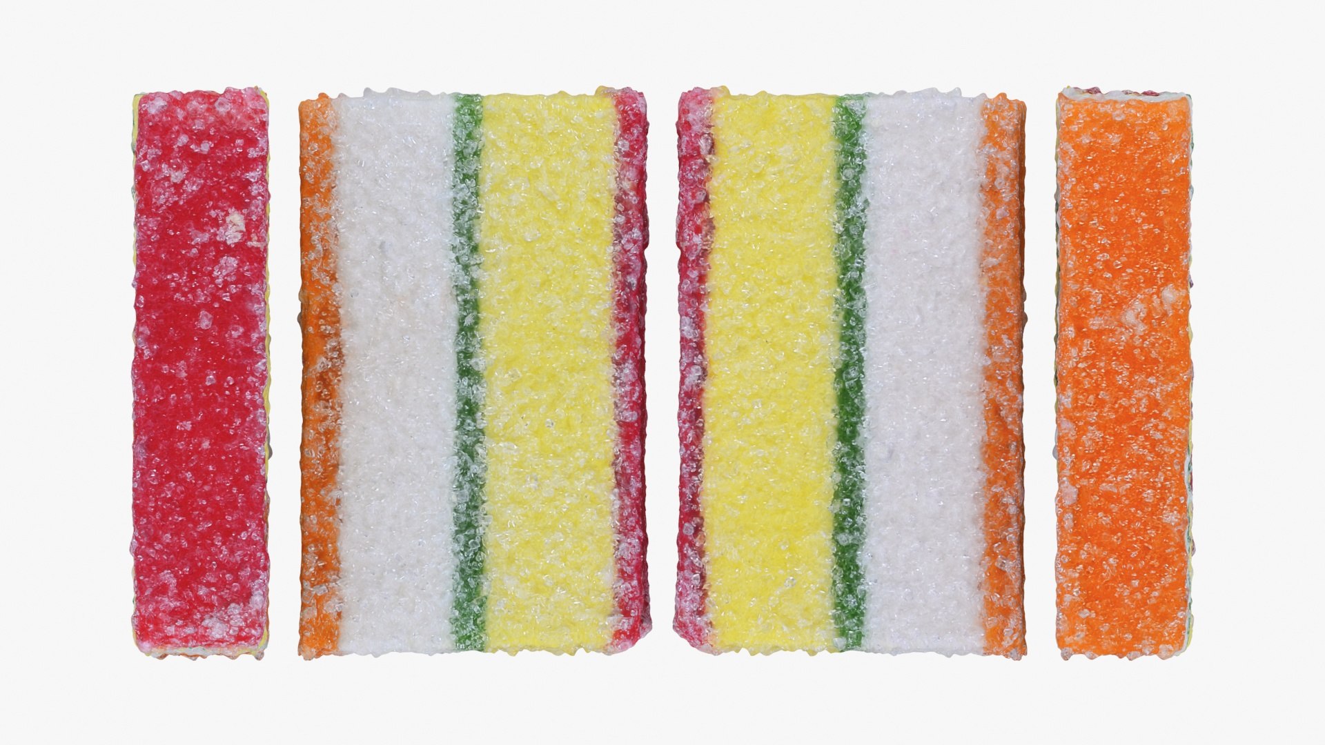 Rainbow Marmalade Model - TurboSquid 2211932