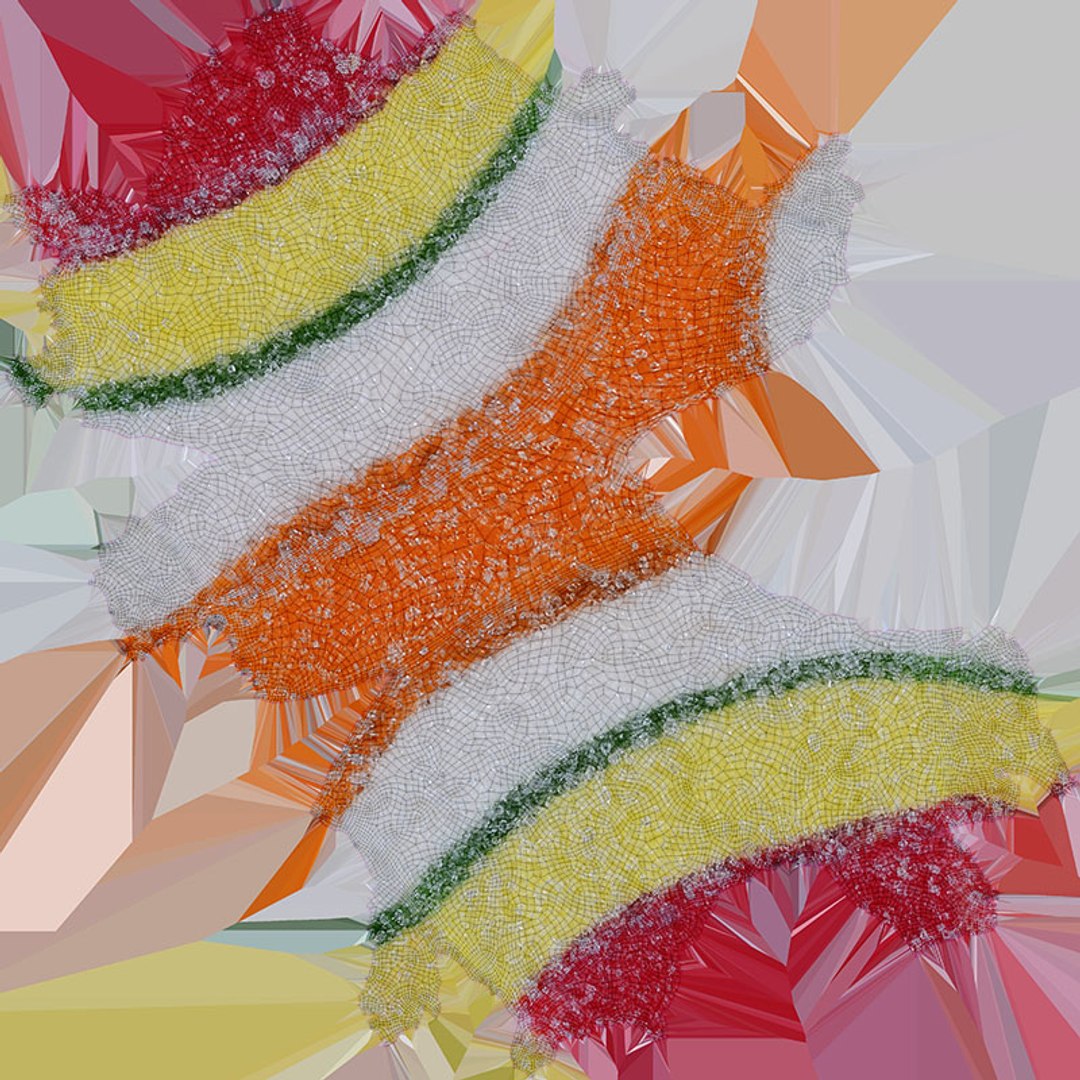 Rainbow Marmalade Model - TurboSquid 2211932