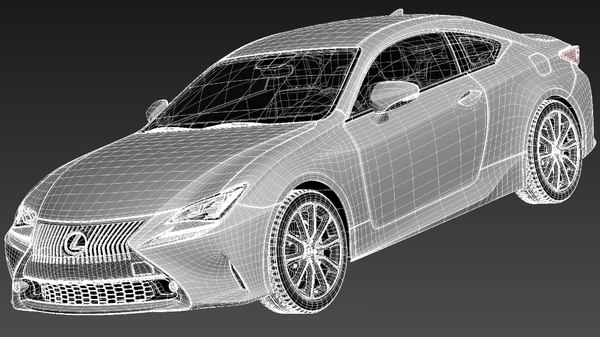 3d model 2015 lexus rc