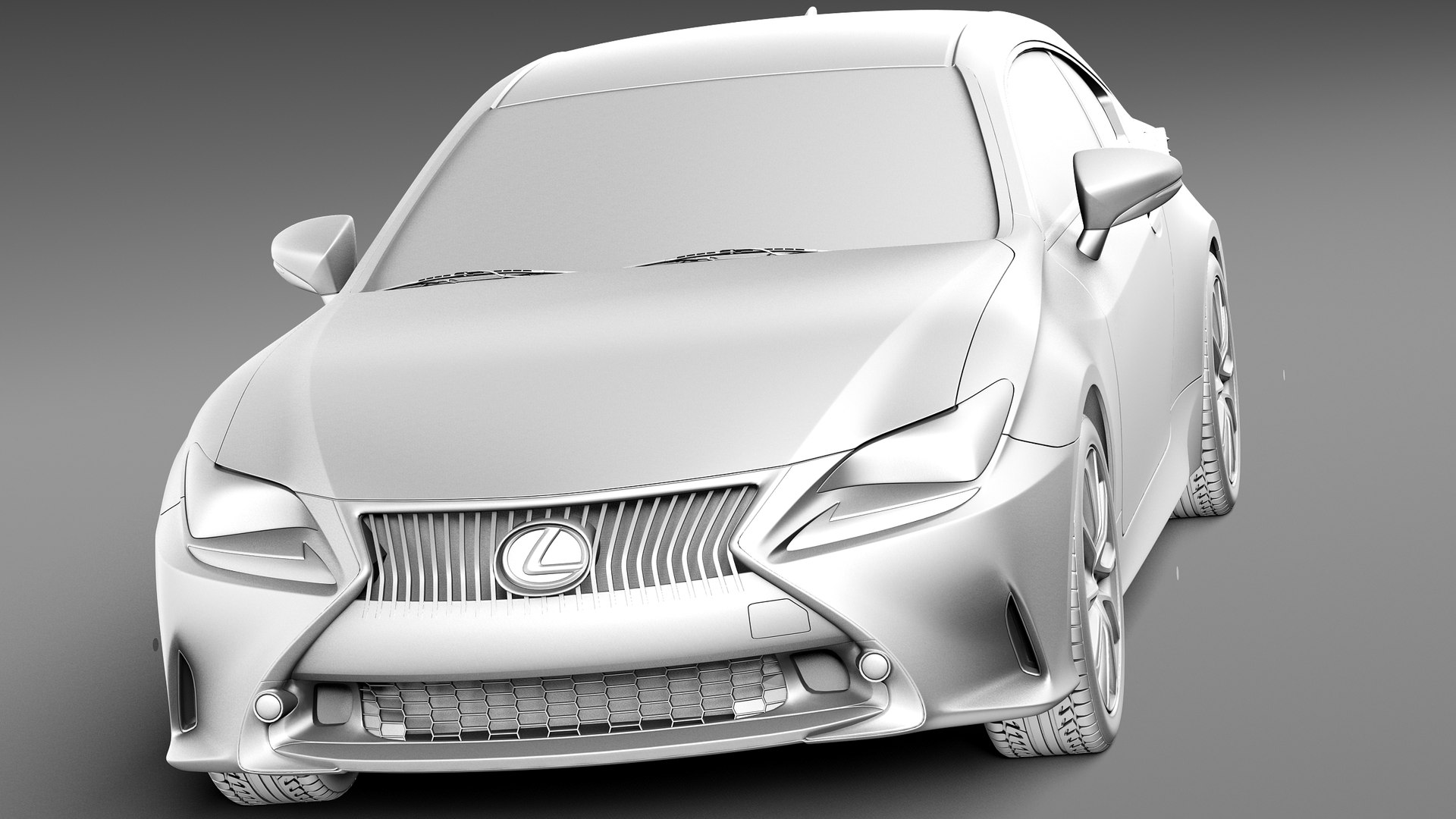 3d Model 2015 Lexus Rc