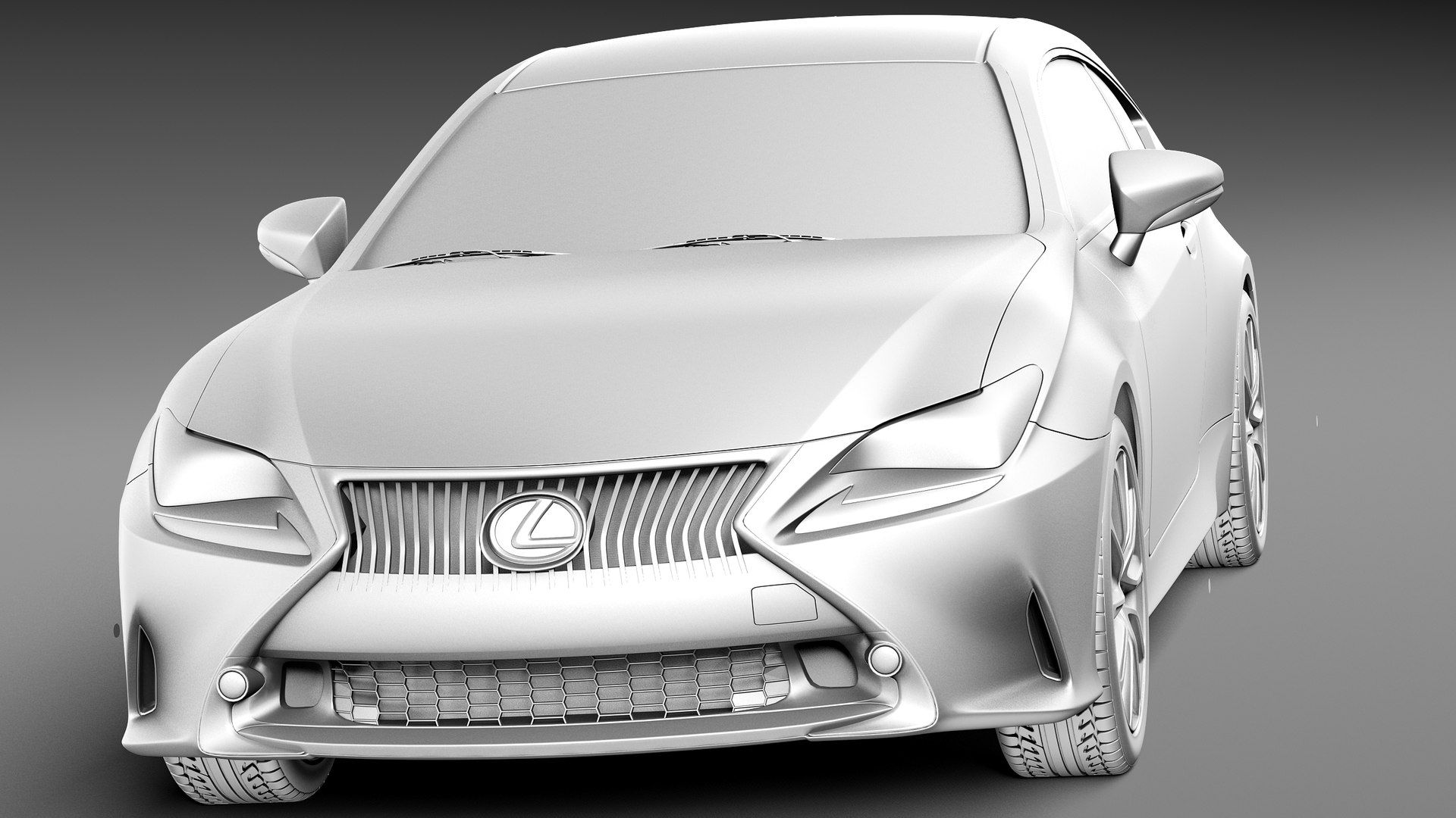 3d Model 2015 Lexus Rc