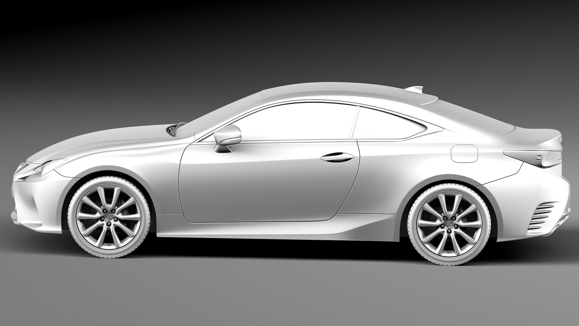 3d Model 2015 Lexus Rc