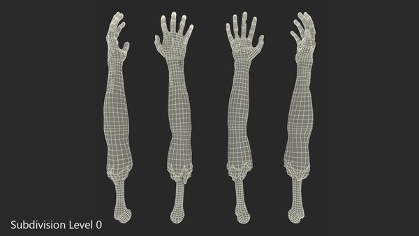 3D zombie arms single - TurboSquid 1443802