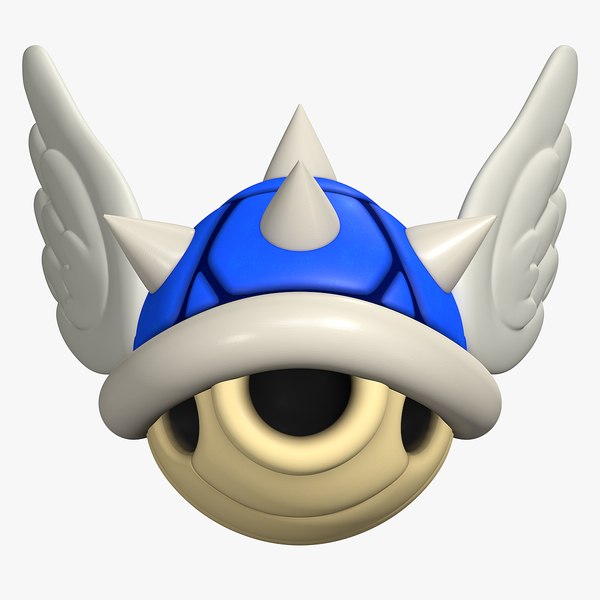 Mario Bros Koopa Shell Blue Cinematic3D模型 - TurboSquid 2059357