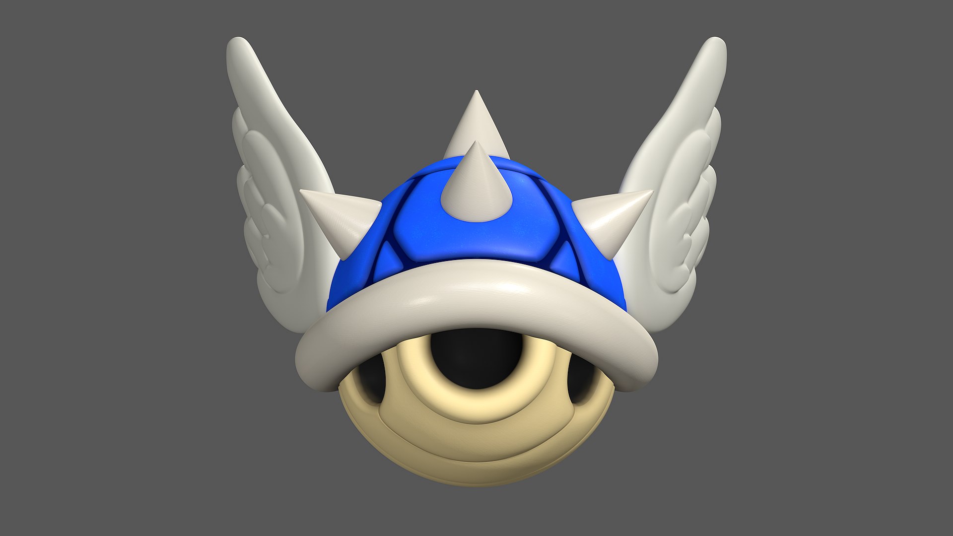 马里奥兄弟库帕贝壳蓝色电影3D模型 - TurboSquid 2059357